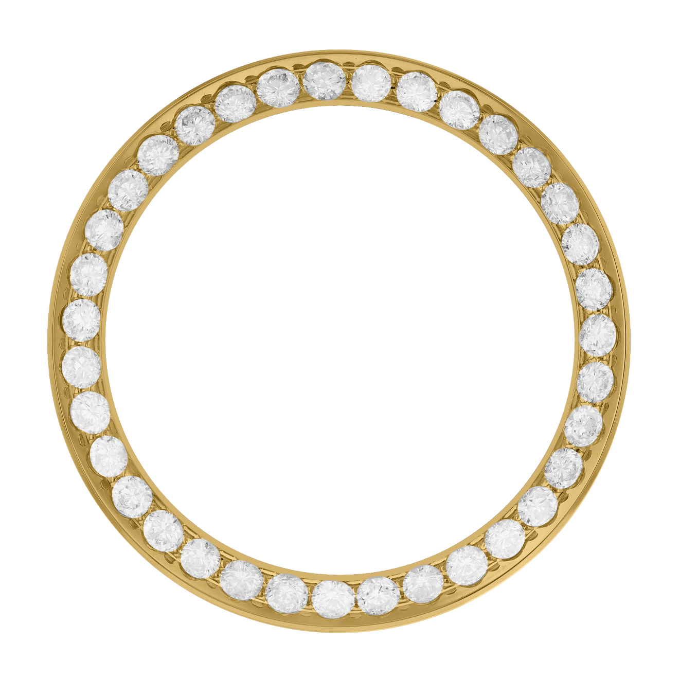 36mm Watch Bezel - Diamond - Alloy - Rose Gold - White Gold – Bezels ...