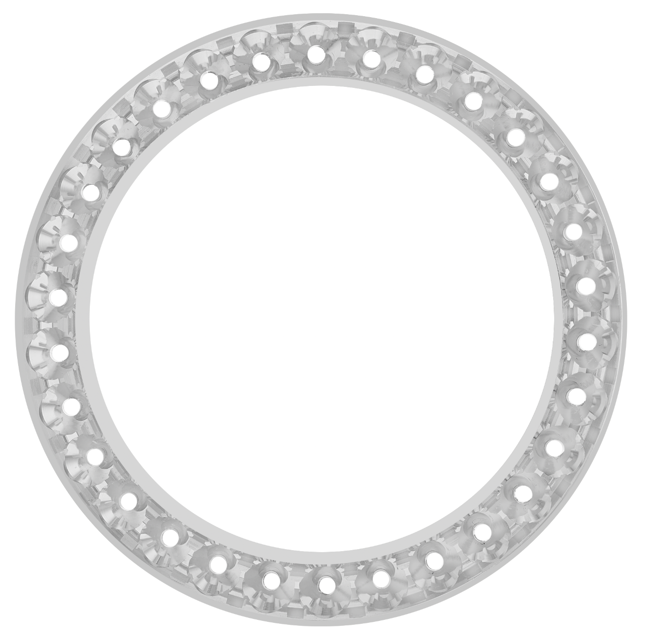 41mm Pave Two Prong 6.00ct Custom Diamond Bezel 14K White Gold - Blank ...