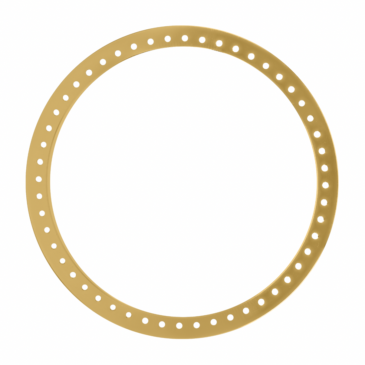 36mm Pave Four Prong 1.30ct Custom Diamond Bezel 18K Yellow Gold ...