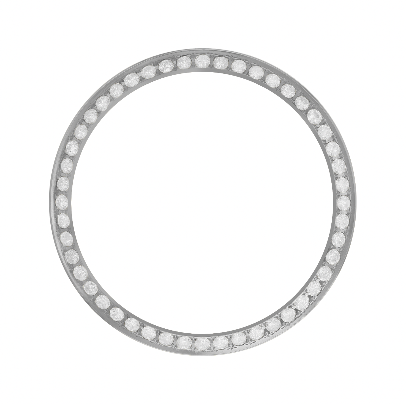 31mm Custom 1.0ct Diamond Bezel 14K White Gold Step – Bezels for Watches